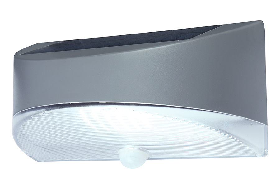 Lutec Bread Solar Powered Motion Sensor Wall Light