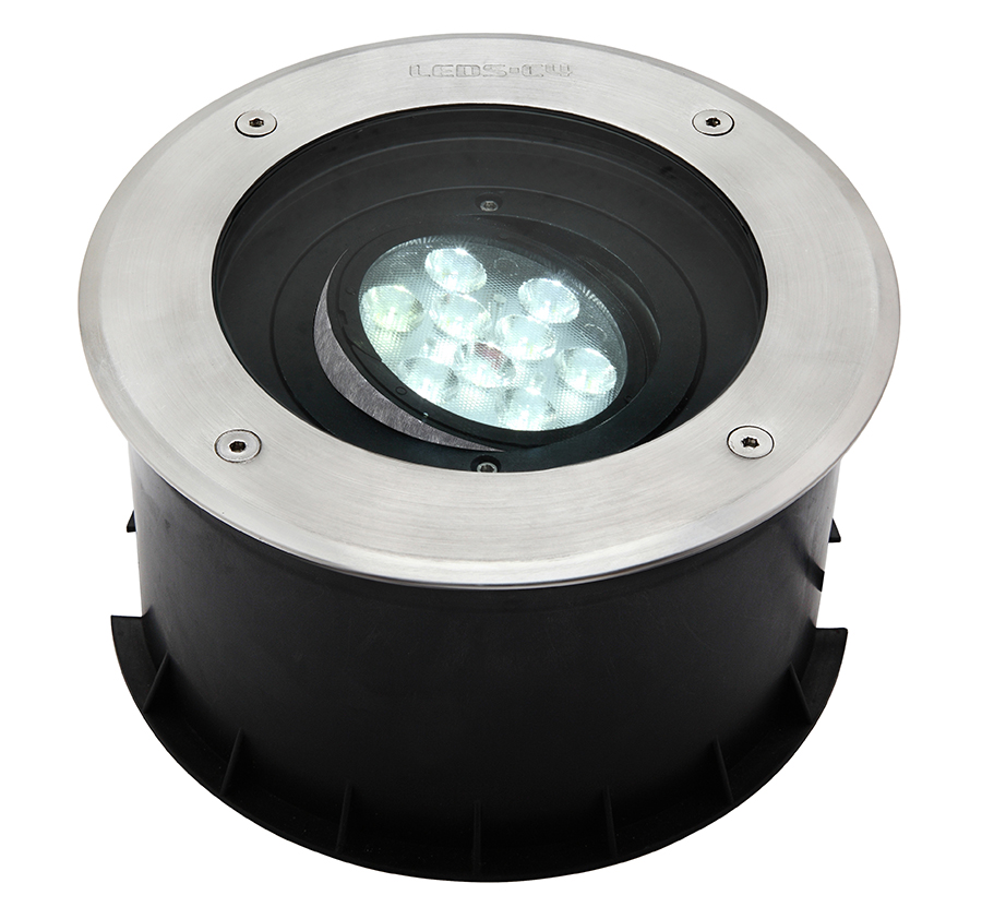 Lutec Gea Adjustable Angle LED Inground Landscape Uplight