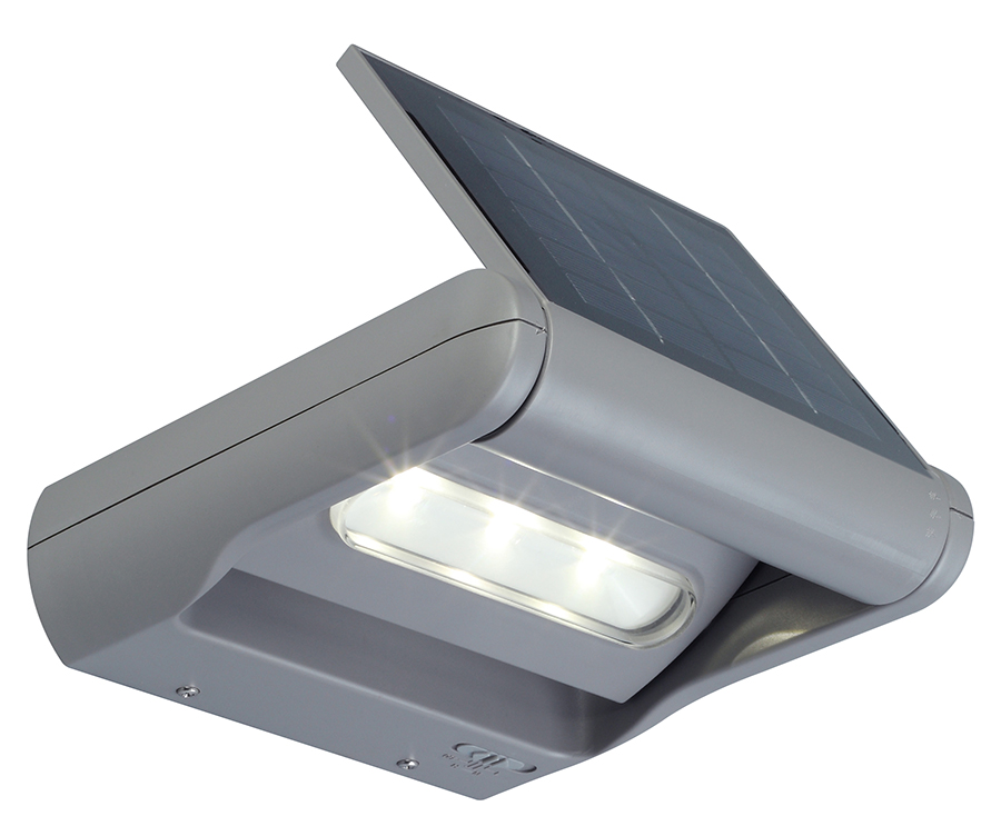 Lutec Mini Ledspot Solar Powered LED Exterior Wall Light
