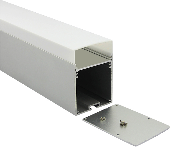 LED Aluminum Profiles for Suspended Linear Light Fixtures Using LED Strips