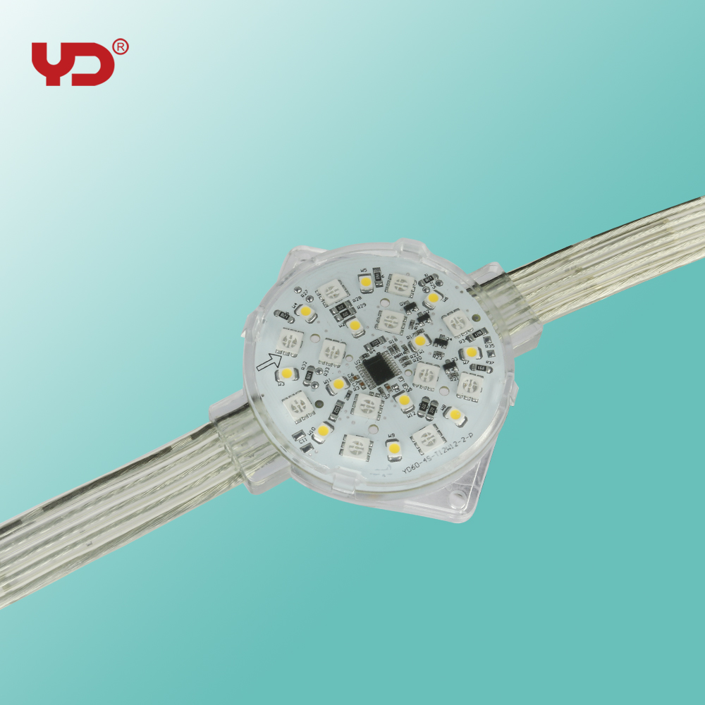 RGBW Full Color LED Pixel Modules for Media Facades, Mesh Screens ...