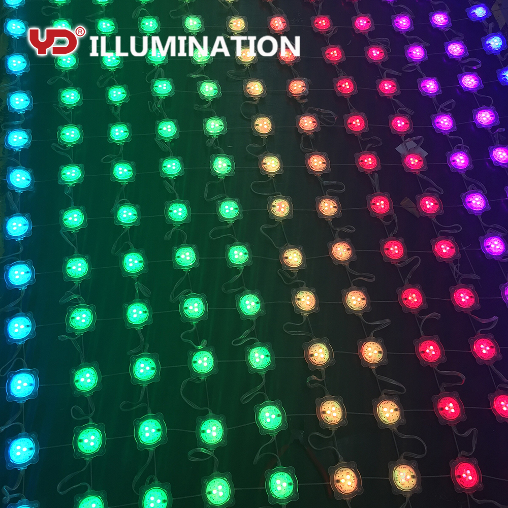 Flexible LED Mesh Screen | Outdoor LED Mesh Curtain, Transparent Media ...