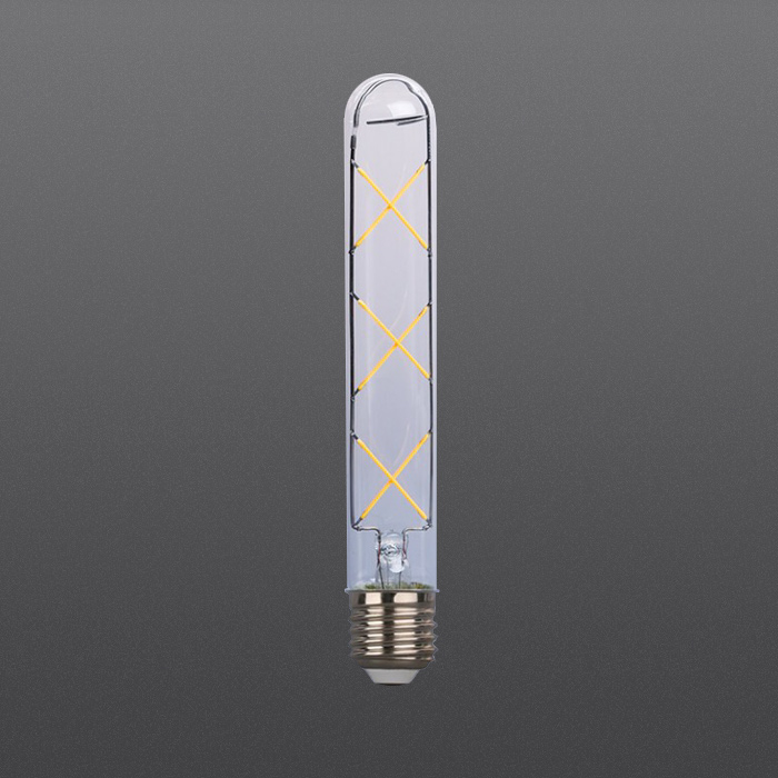 Criss Cross Tubular LED Filament Bulbs | T10 (T28) Decorative LED ...
